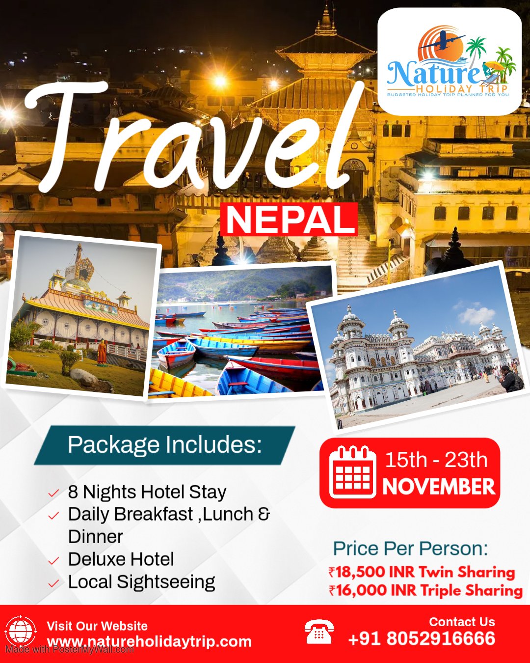 Nepal Discovery Tour | Pokhara & Kathmandu | Nature Holiday Trip